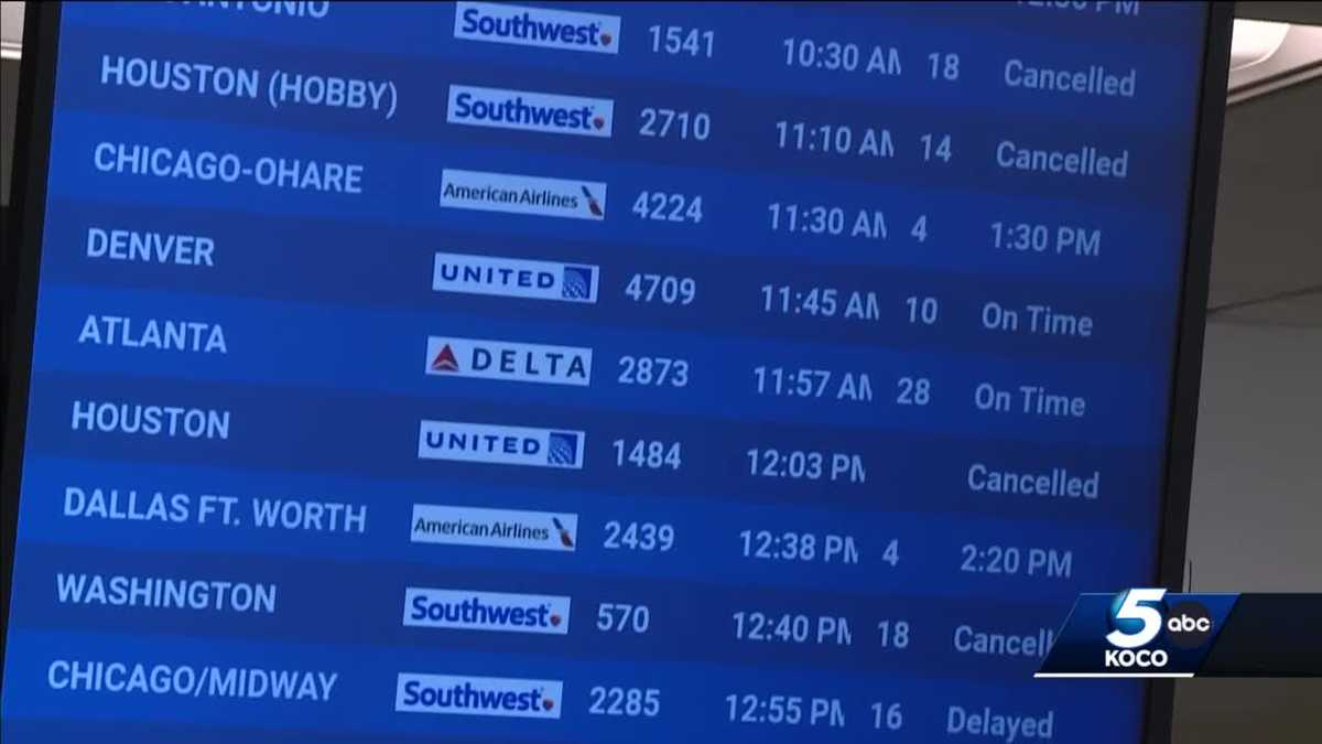 Airlines nationwide, Oklahoma in chaos after FAA computer glitch