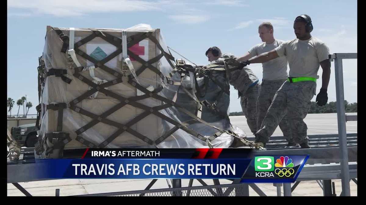 Travis AFB crews return after Hurricane Irma relief efforts