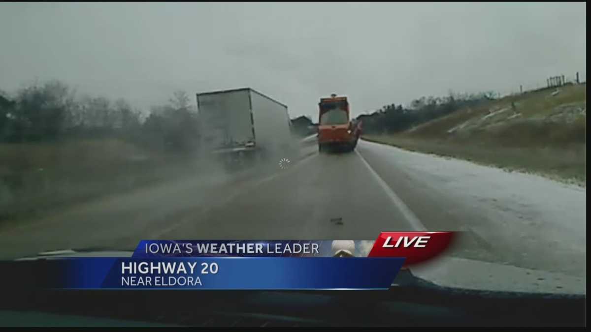 Snow already falling across Iowa