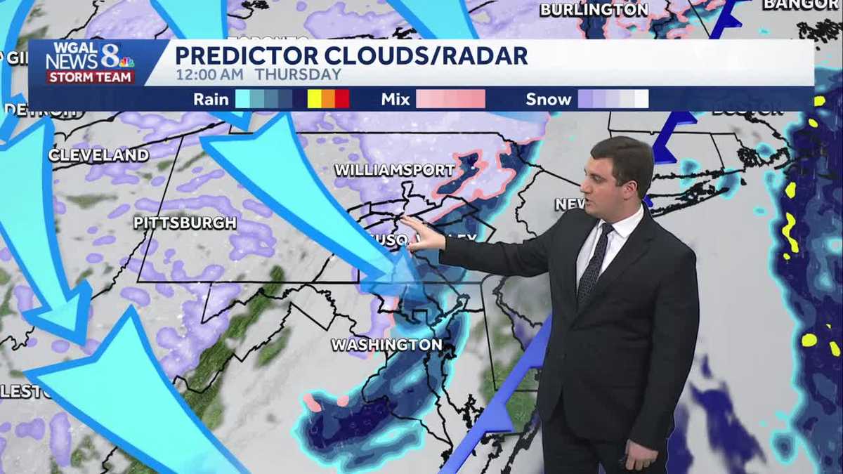Mild Wednesday With Rain Developing; Light Snow Late In South Central ...