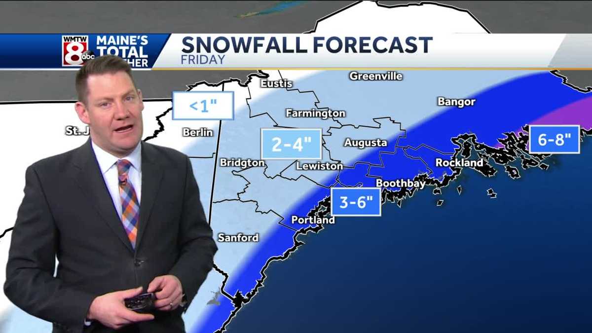 Snow on Friday but not a big storm