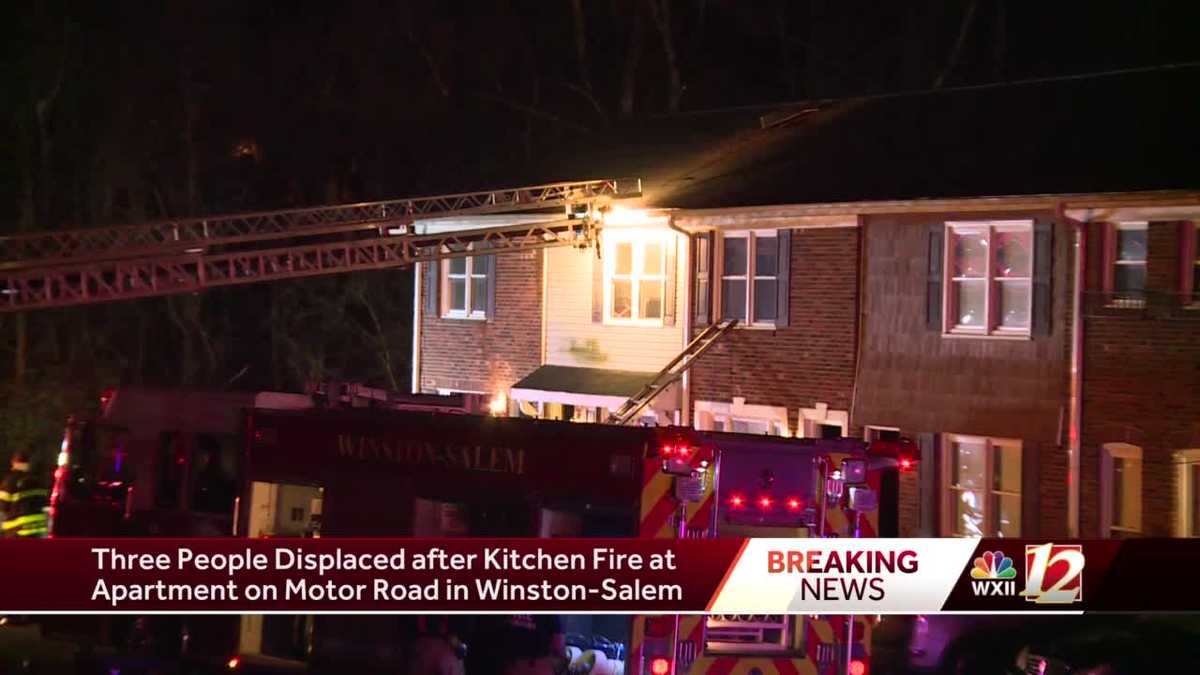 North Carolina firefighters respond to apartment fire