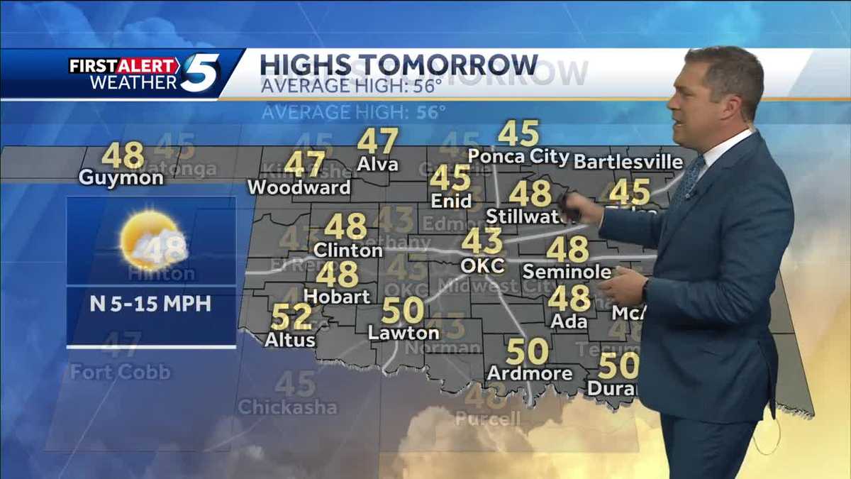 A cold Thanksgiving coming