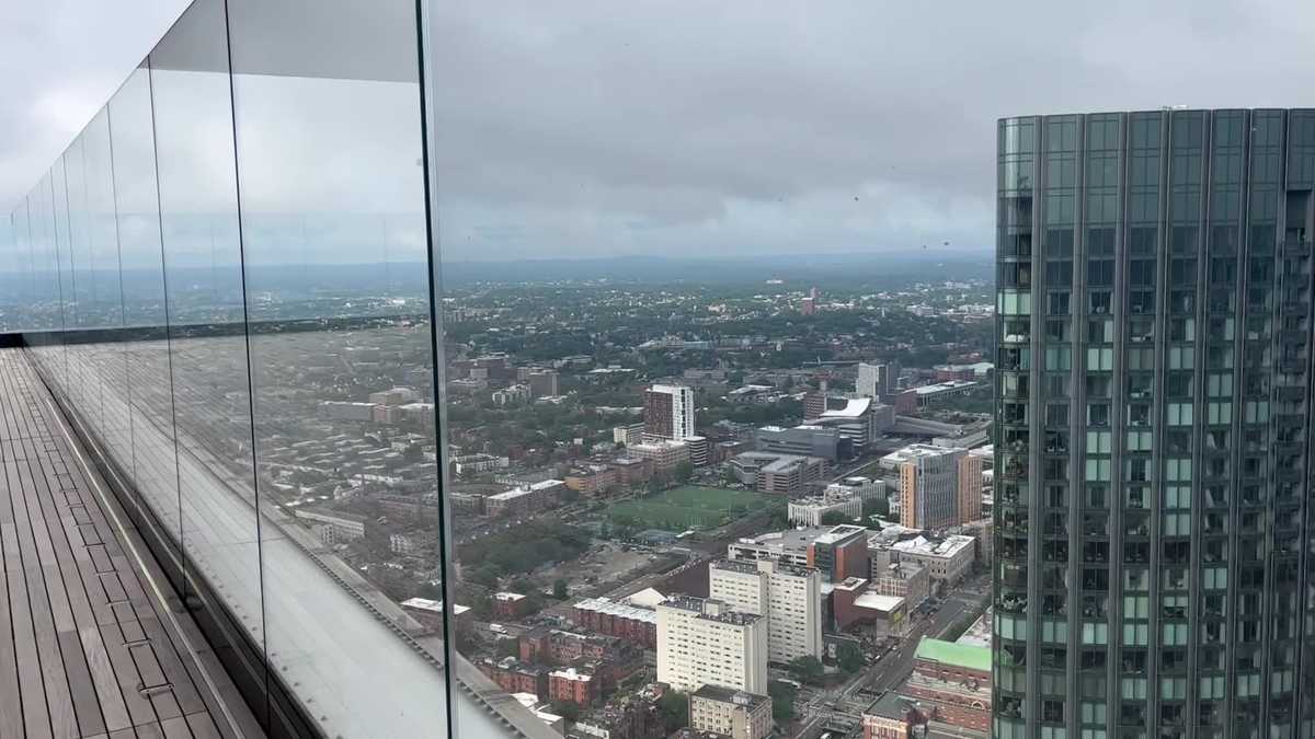 'View is phenomenal': New observation deck opens in Boston