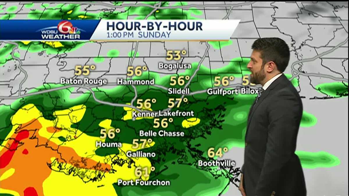 Rain makes a comeback Sunday