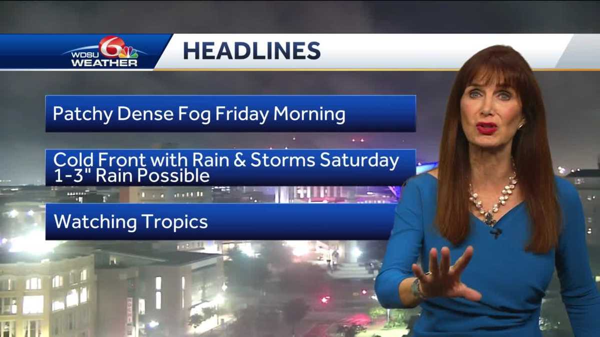 Some patchy dense fog