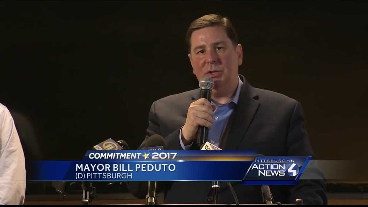 Mayor Peduto celebrates win