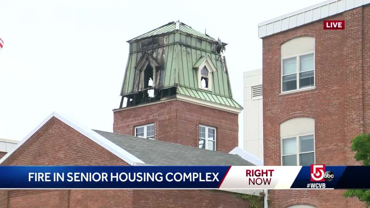Lightning hits elderly housing complex, sparks fire hours later