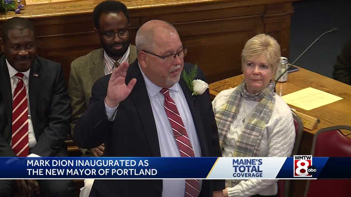 Mark Dion inaugurated as new mayor of Portland