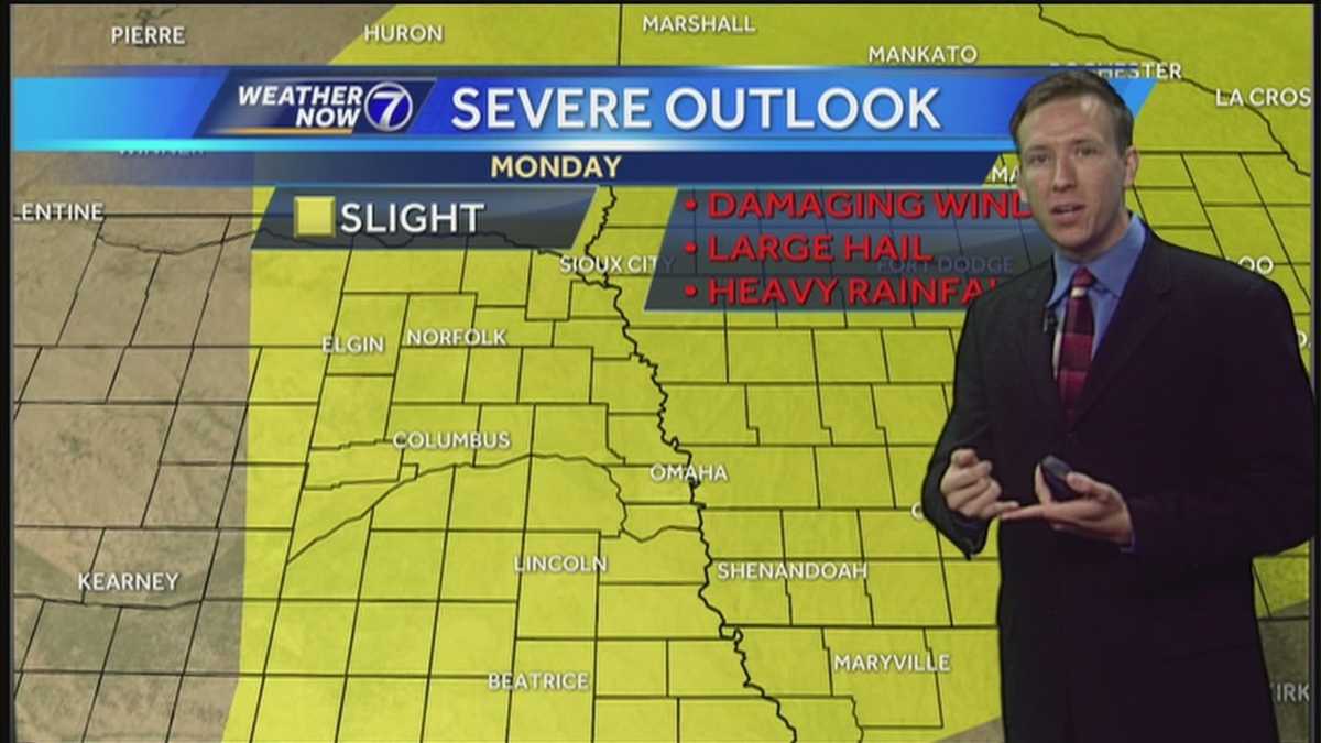 Matt's stormy Monday forecast