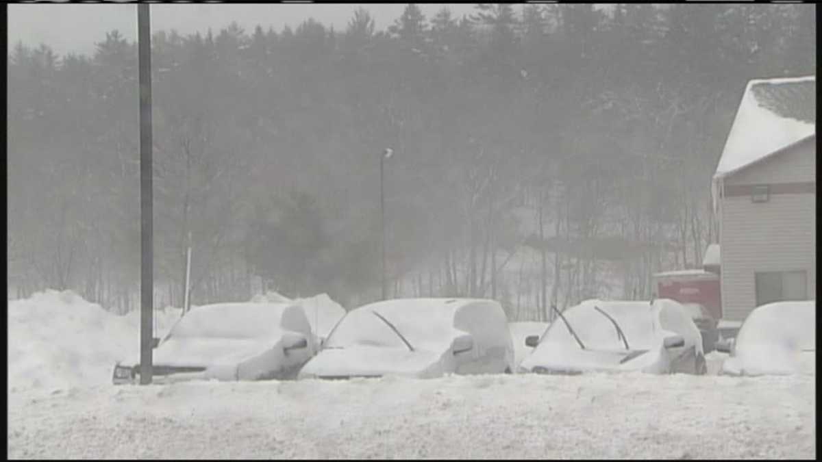 Wind, less snow along the Mid Coast