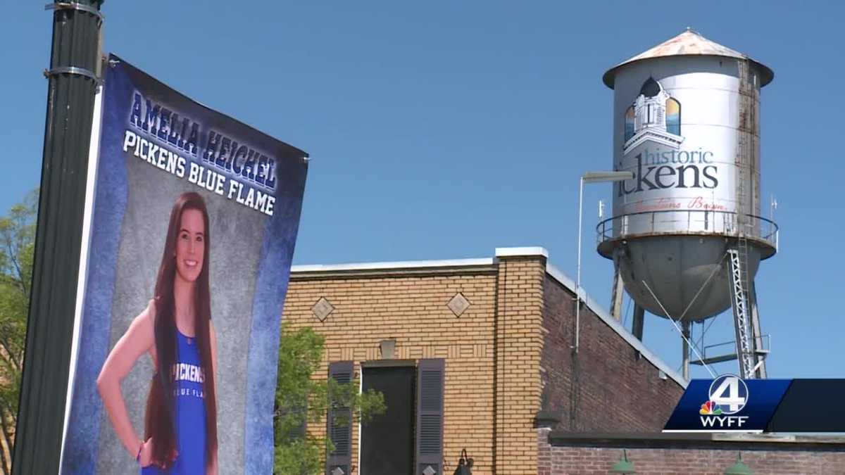 City of Pickens celebrates senior athletes with downtown display