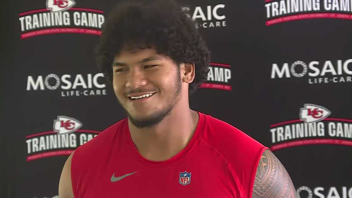Chiefs CB Jaylen Watson, OL Kingsley Suamataia talk at training camp