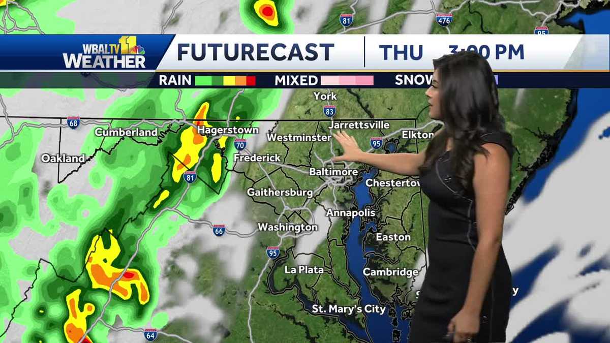 Impact Weather: Mild start, evening thunderstorms likely