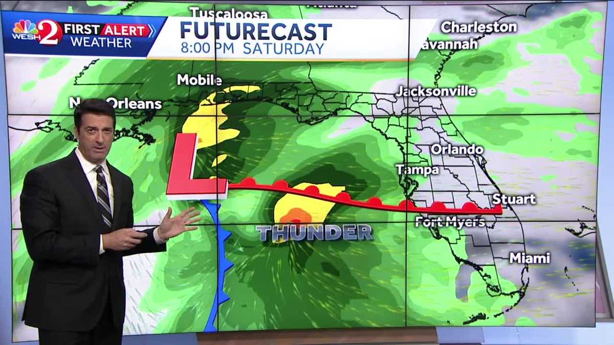 Stormy weather set to arrive on Sunday