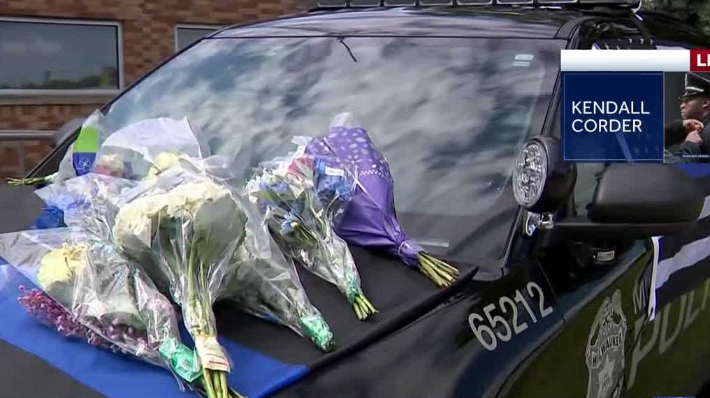 Milwaukee community honors fallen officer Kendall Corder