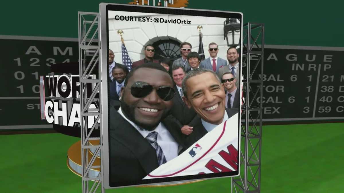 Red Sox White House visit marked by selfies, star-spangled suits
