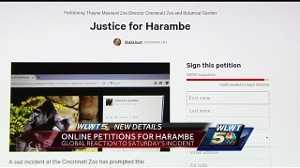 Online petitions spring up in wake of Harambe’s death
