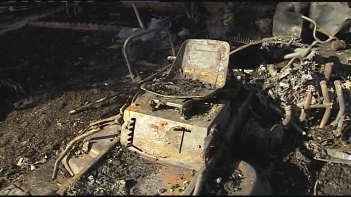 Riding lawnmower may have caused fire to former firefighter's home