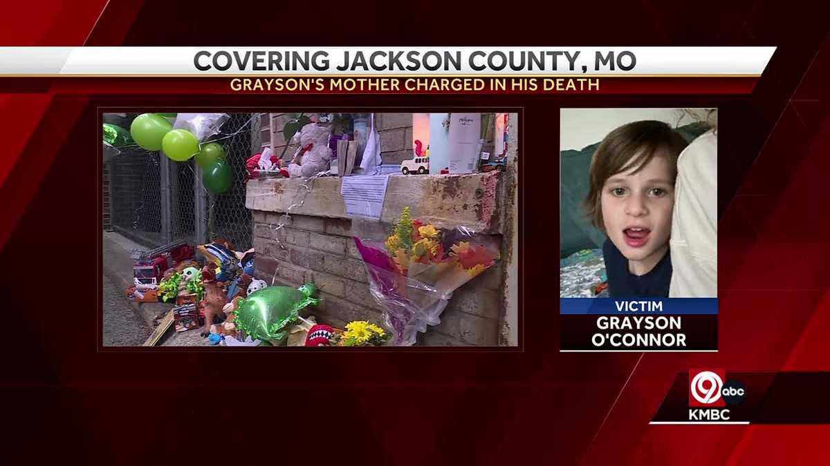 Mother of Grayson O'Connor formally charged in his death