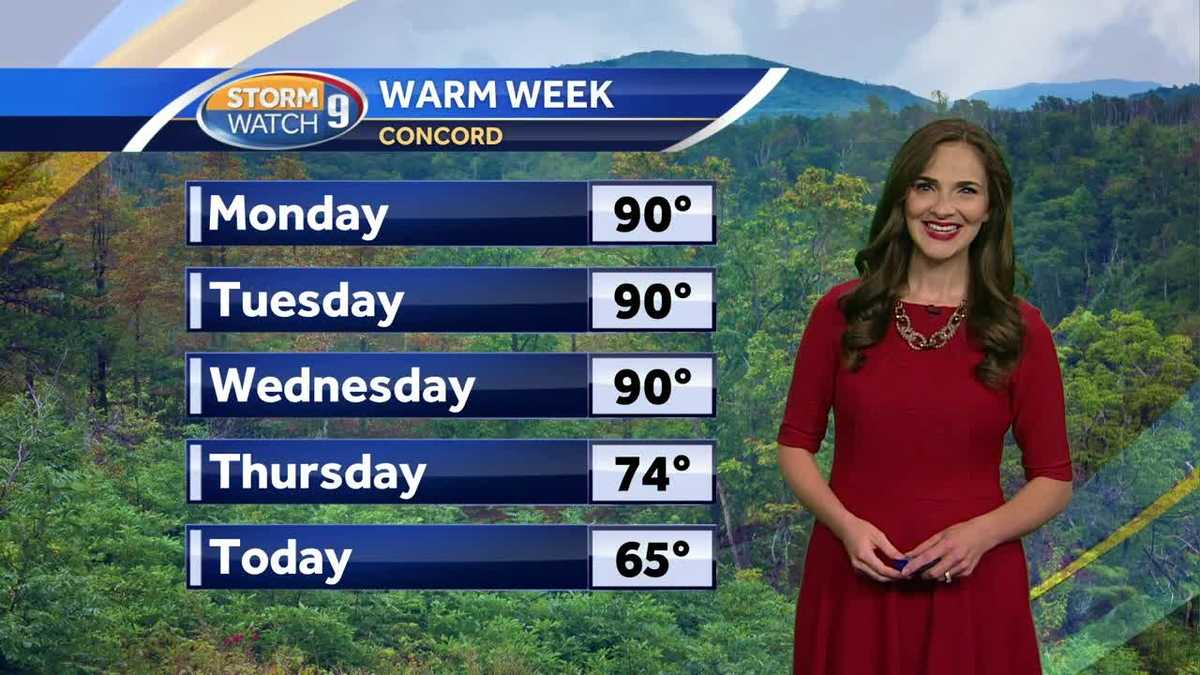 Watch: Cooler fall temperatures today