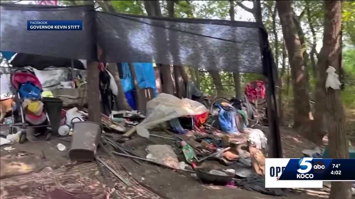 Advocates challenge Gov. Kevin Stitt's plan to clear Tulsa homeless camps