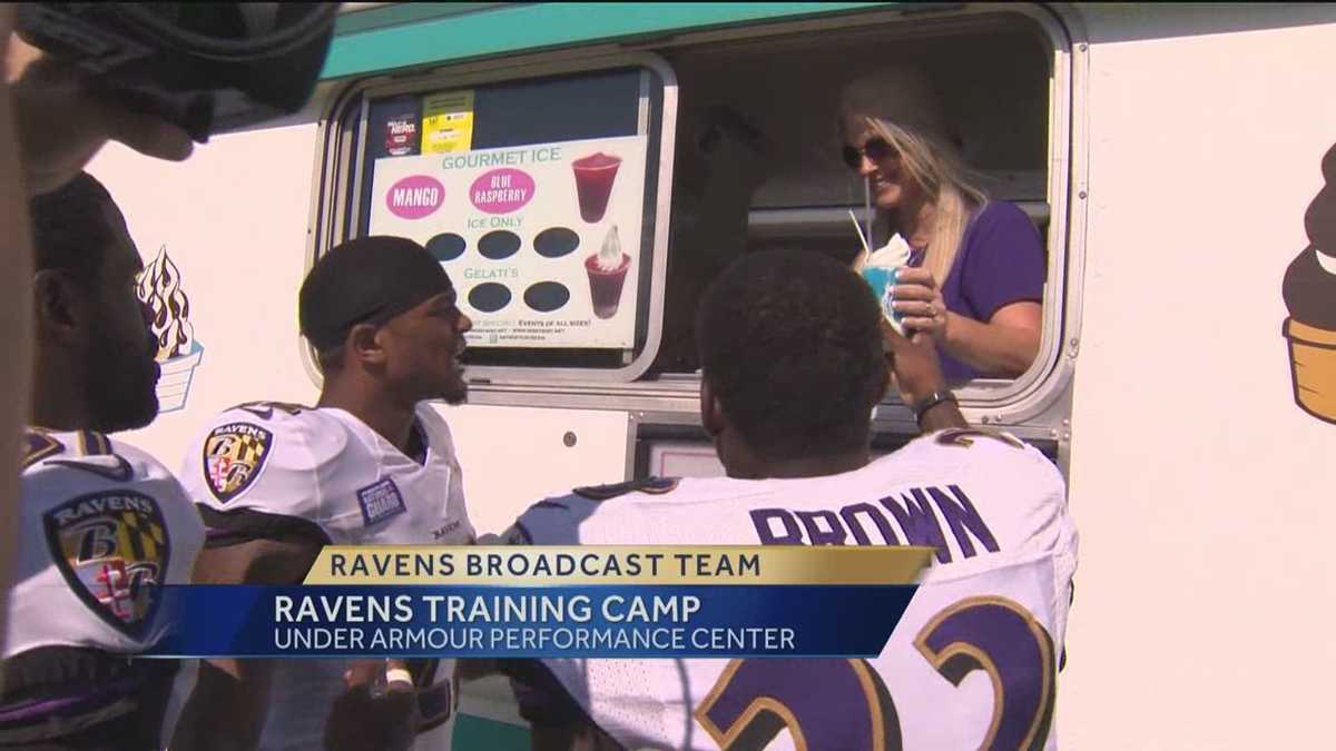 Sweet reward: Ravens get ice cream after practice