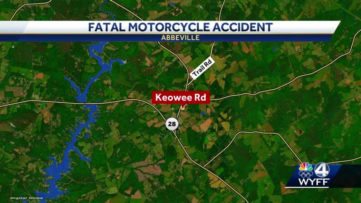 Coroner identifies motorcyclist killed in crash in Abbeville County