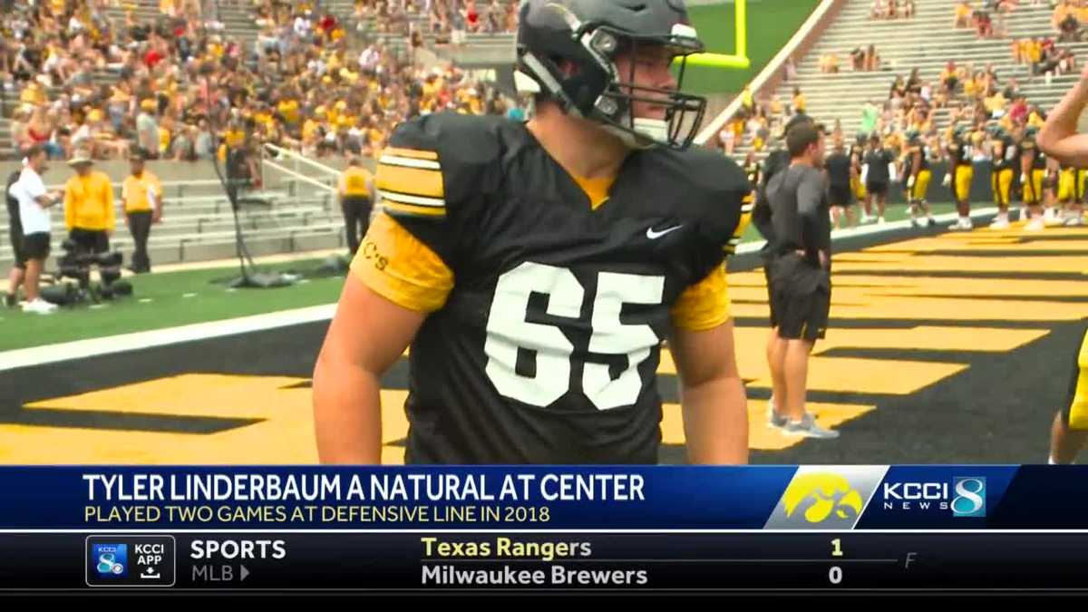Iowa's Tyler Linderbaum is a natural after switch to offense