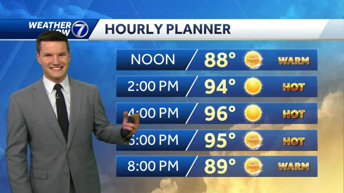 Hot again Wednesday, record heat likely tomorrow
