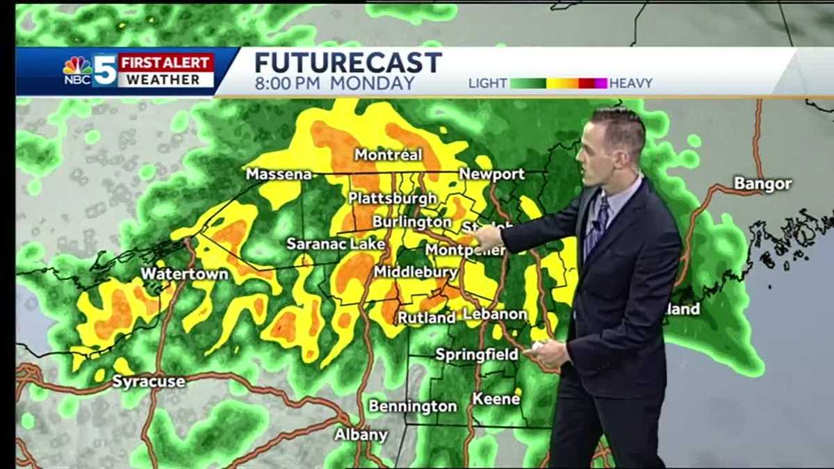 Video: Steady rainfall, downpours for Monday and Tuesday (9/9/18)