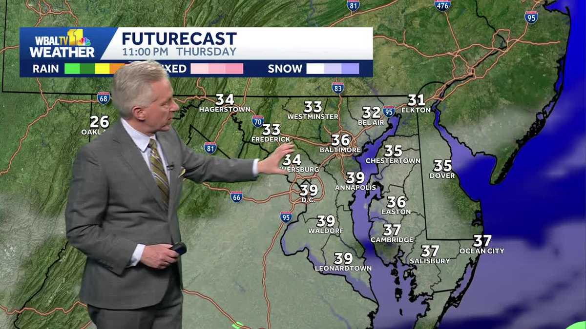 Baltimore weather: Colder overnight with warmup to begin weekend