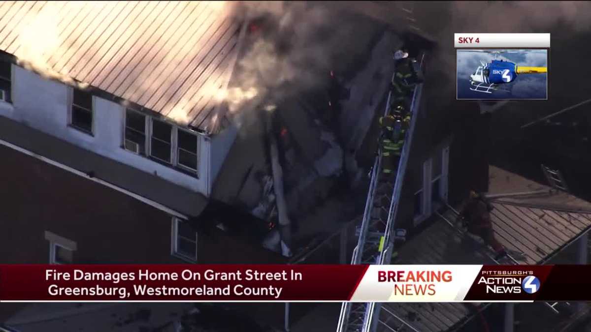 Three displaced after flames tear through Westmoreland County home
