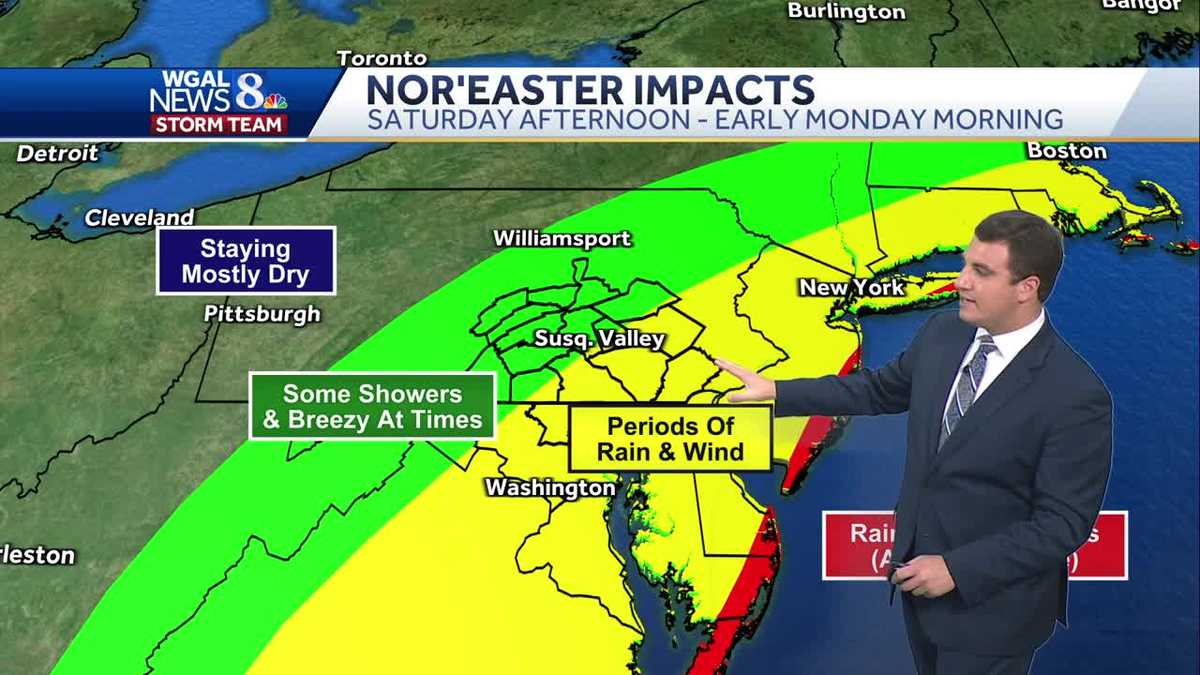 Few Showers Saturday; Rain & Breezy Sunday