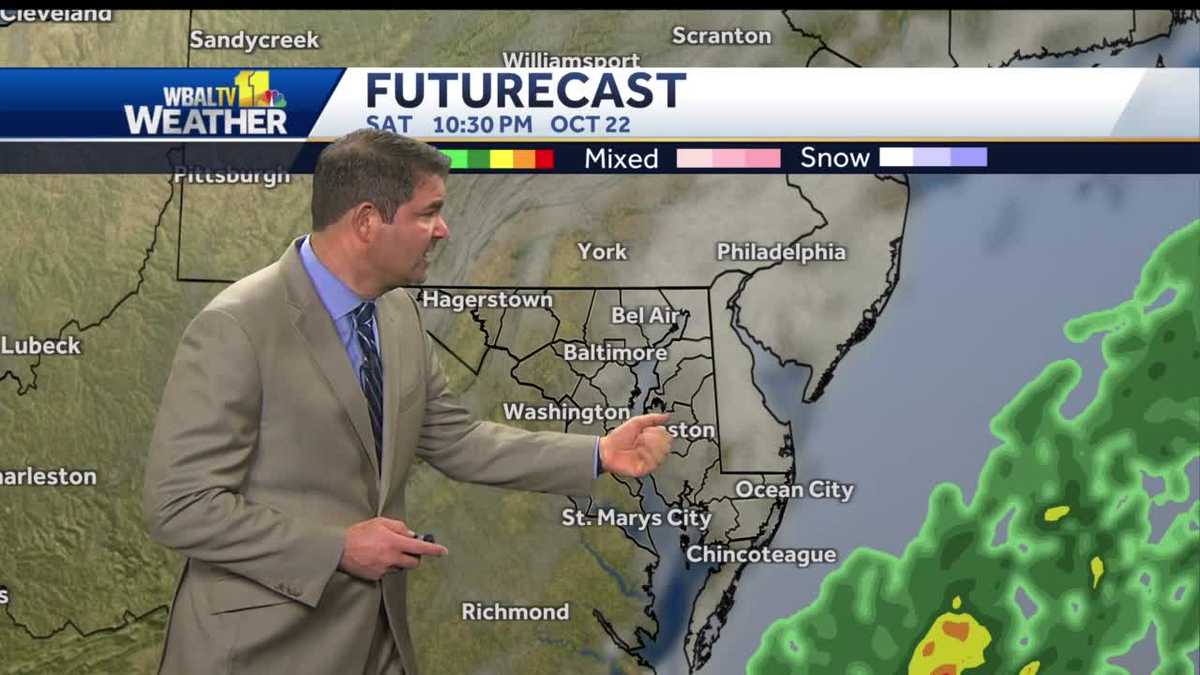Milder Friday afternoon, showers for part of weekend