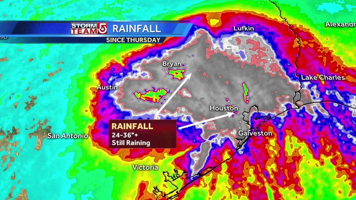 Video: Nearly 50 inches of rain expected for Houston