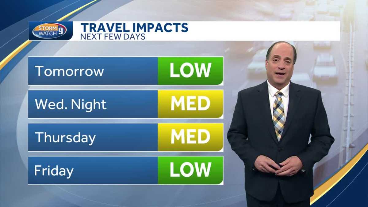 NH forecast video: More wet weather could cause problems on roads