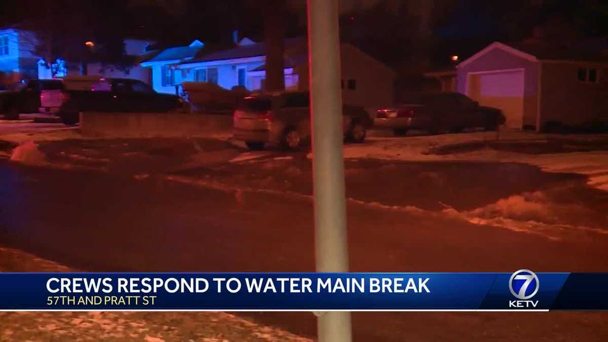 Water main break leaves dozens of homes without water