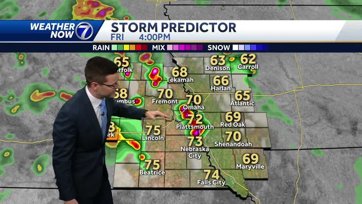 Omaha weather: Strong to severe storms possible through weekend