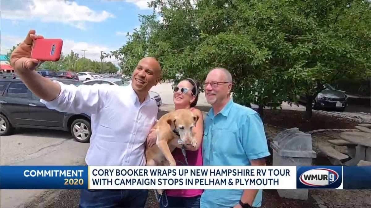 Cory Booker wraps up weekend NH RV tour