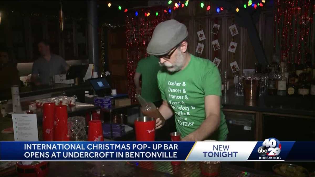 International Christmas pop-up bar opens at Undercroft in Bentonville