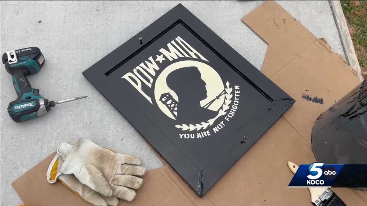 Oklahoma inmates work to build veterans memorial inside prison