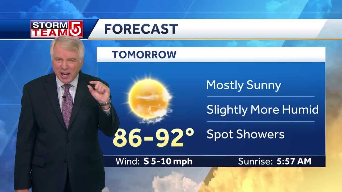 Video: Warm, mostly dry weekend ahead
