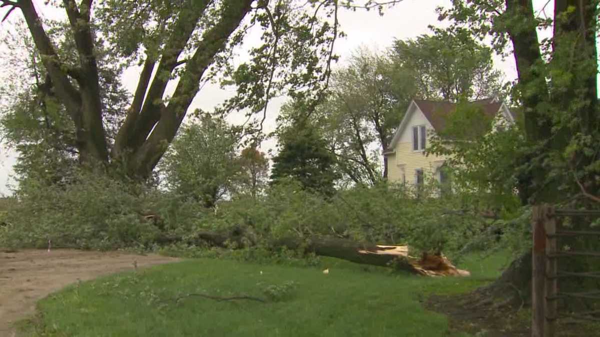 Wind gusts up to 80 mph cause damage in Osceola
