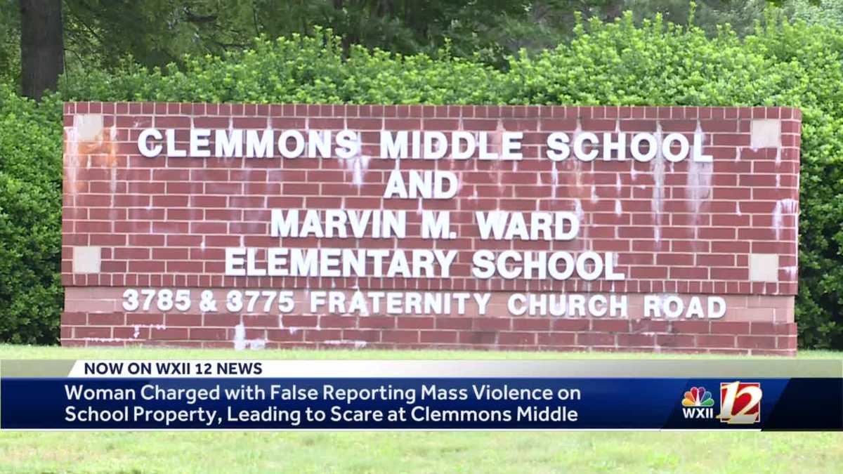 Clemmons Middle School sees heavy law enforcement presence