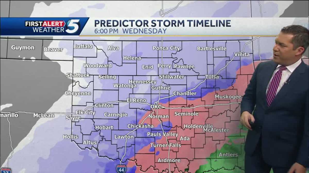 TIMELINE: Oklahoma expecting another wave of snow