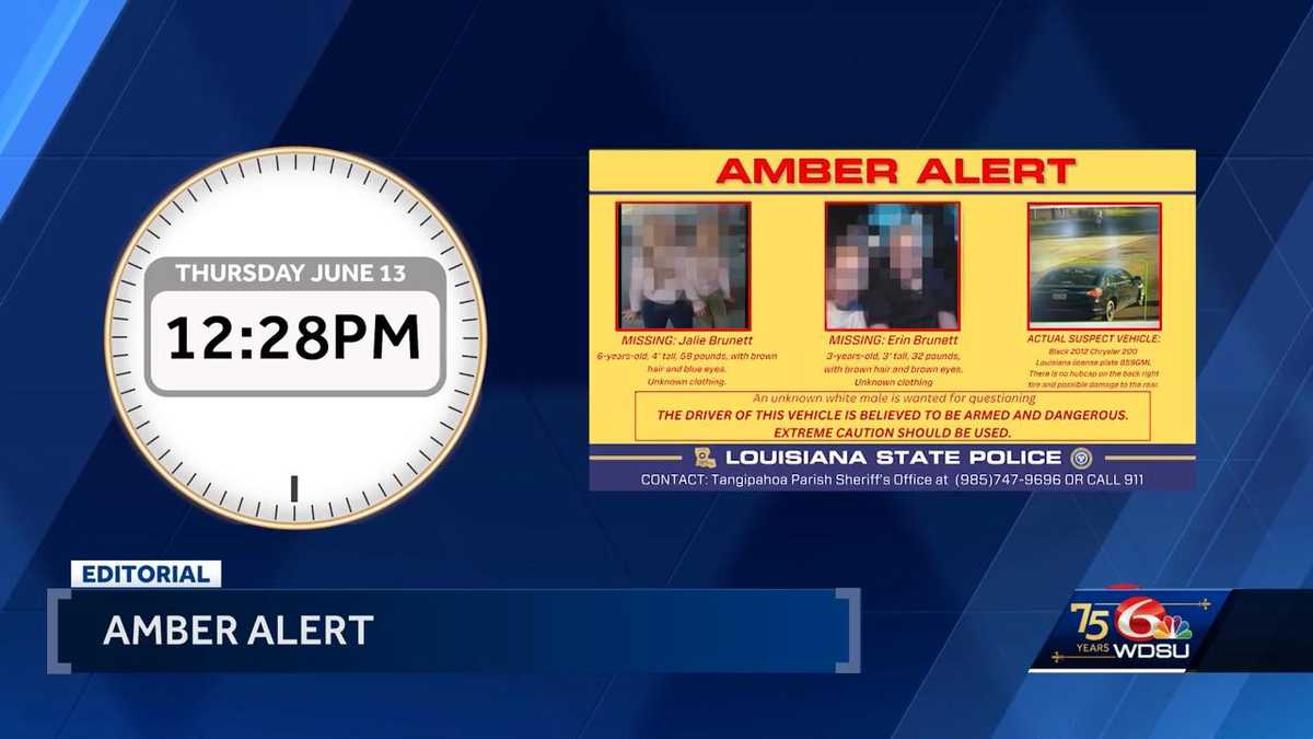 WDSU Editorial: Amber Alert