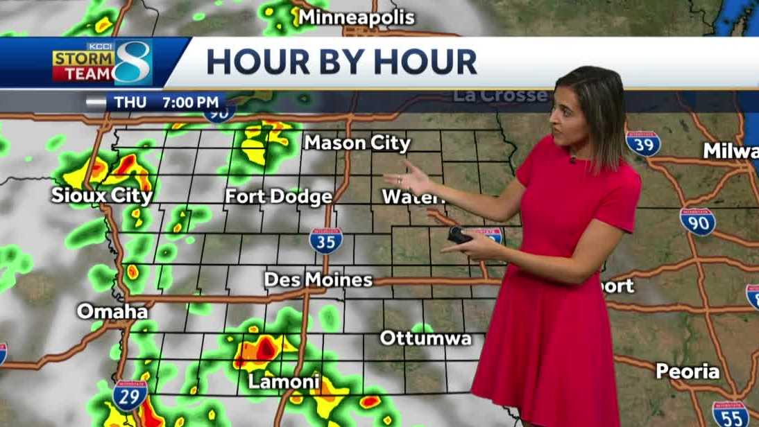 Forecast: Showers and thunderstorms move through Iowa