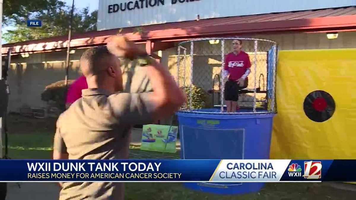 WXII dunk tank is back at Carolina Classic Fair