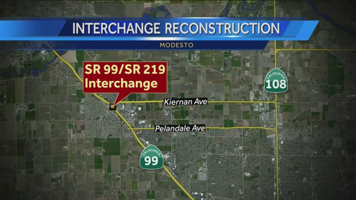 Road closure planned on Hwy 99 in Modesto